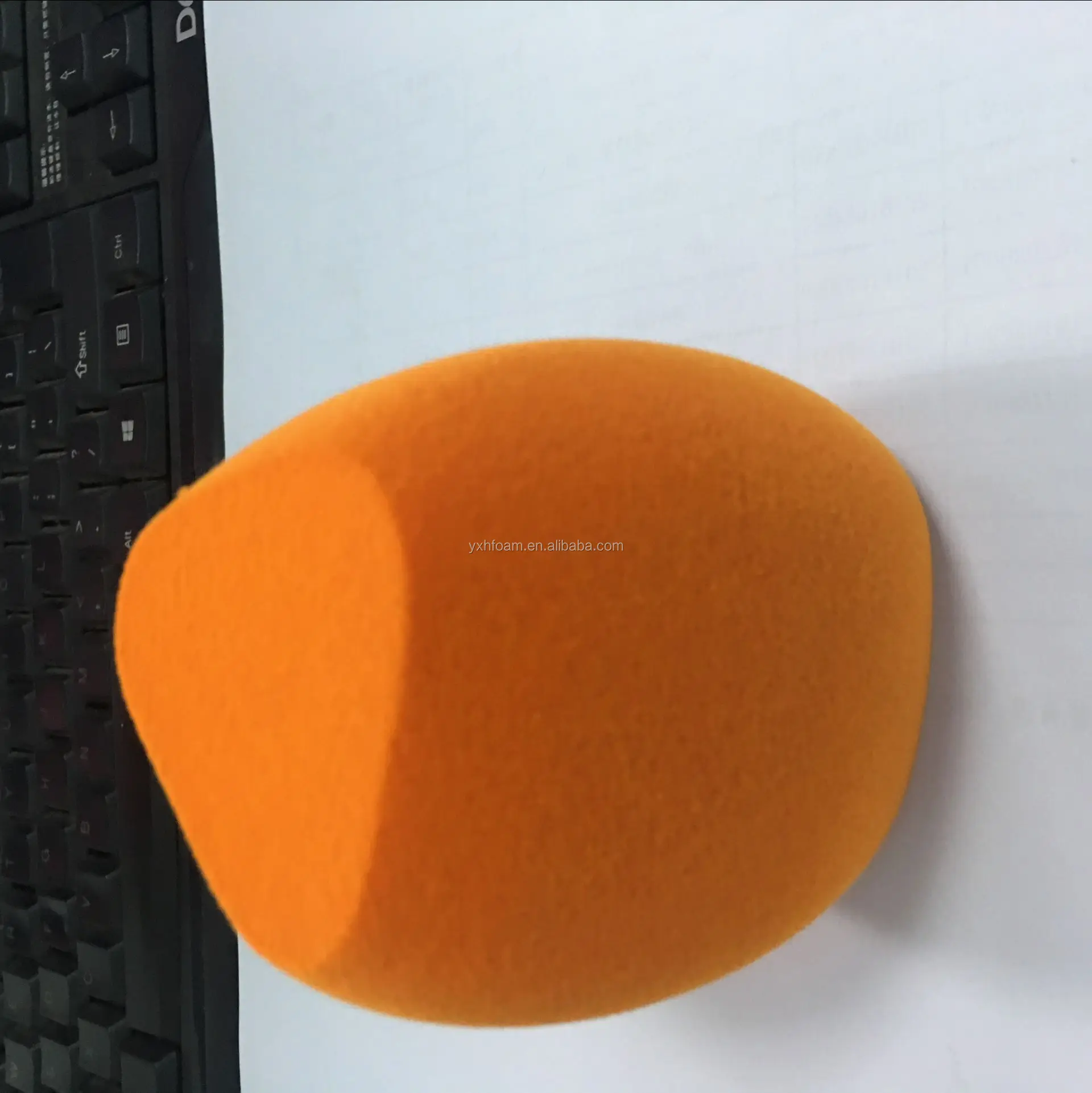 YXH-MIC-B08 Orange Mic Soft Foam Cover - Customized