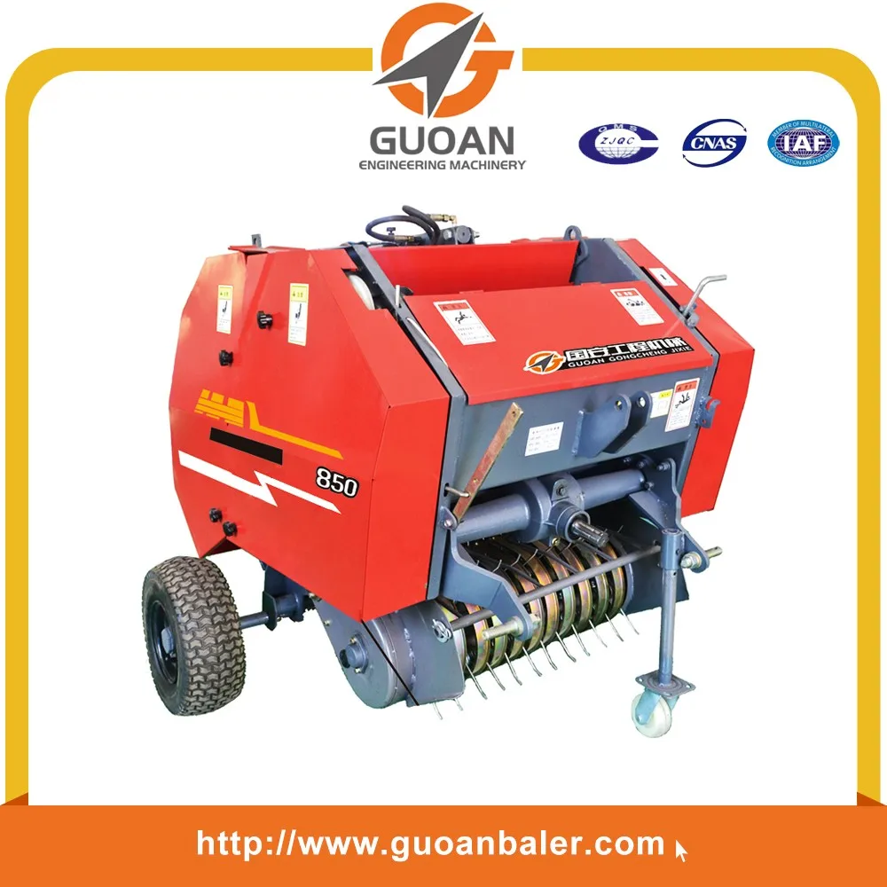 Atv Pine Straw Grass Roll Mini Round Hay Baler Machine For Sale - Buy ...