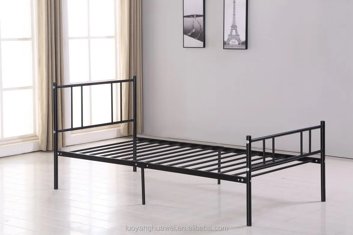 Queen Size Single Metal Bed - Durable & Stylish Furniture
