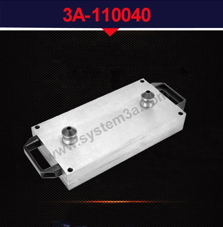 Amf Zero Point Clamping System 2 Centers Aluminum Pallet For Cnc ...