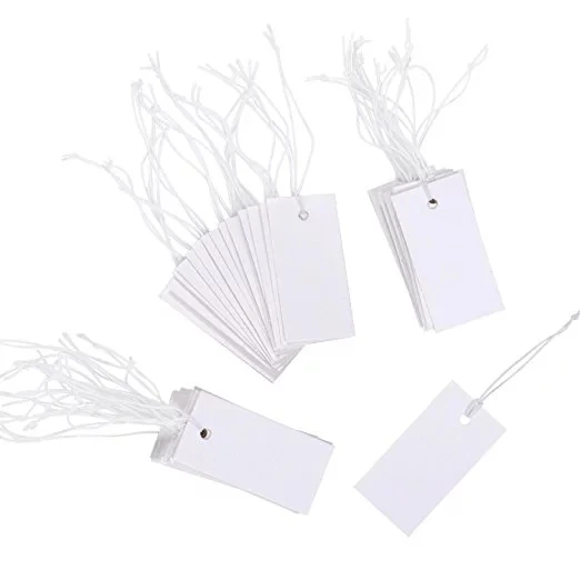 Wholesale White Marking Price Tags with Customized Shape