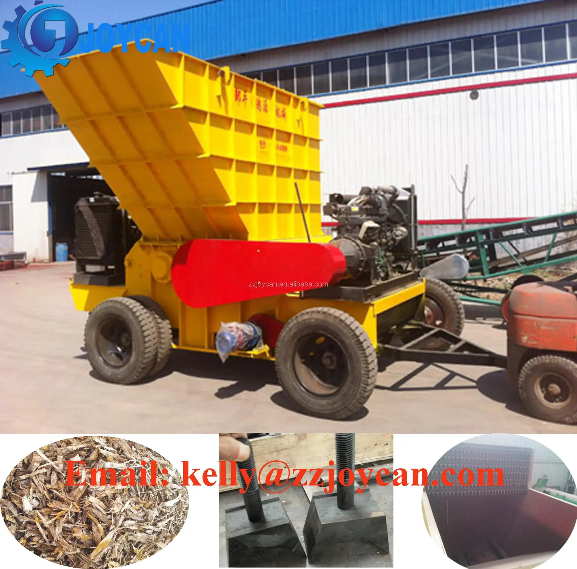 Thailand Wood Stump Breaker Equipment Tree Root Crusher Machine Tree ...