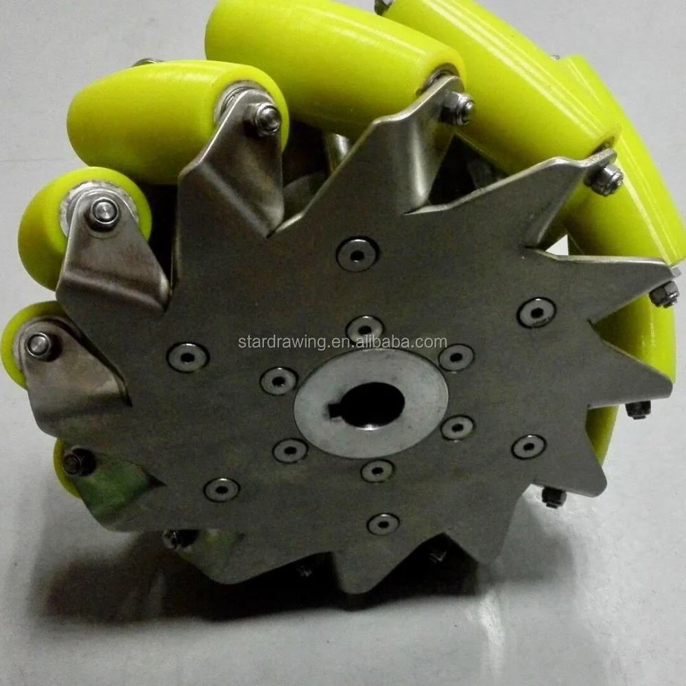 SS Mecanum Wheels - Durable 8 Inch Industrial Solutions