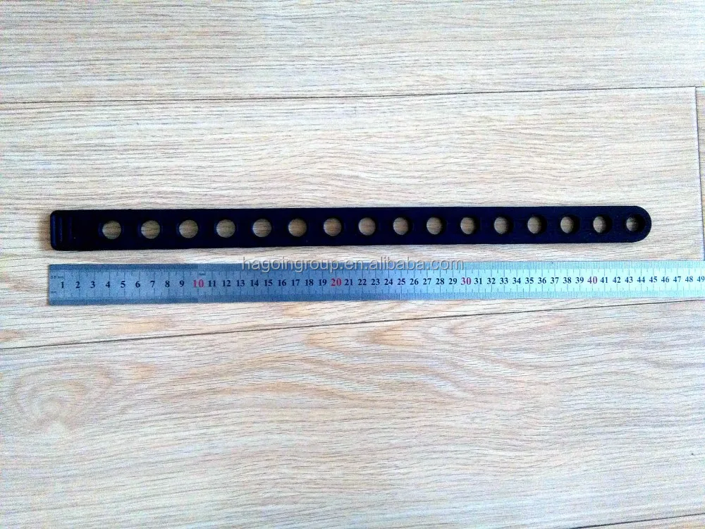 Bespoke Heavy Duty Adjustable Rubber Strap with Holes - Customized ...