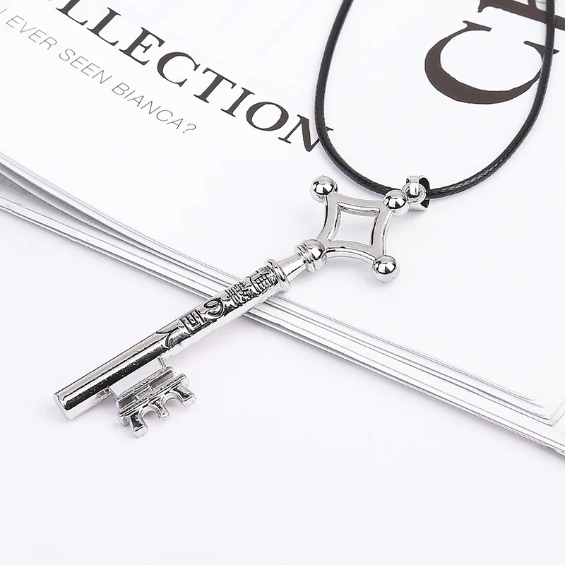 Attack On Titan Eren Key Necklace Metal Pendant Necklace Eren Cosplay ...