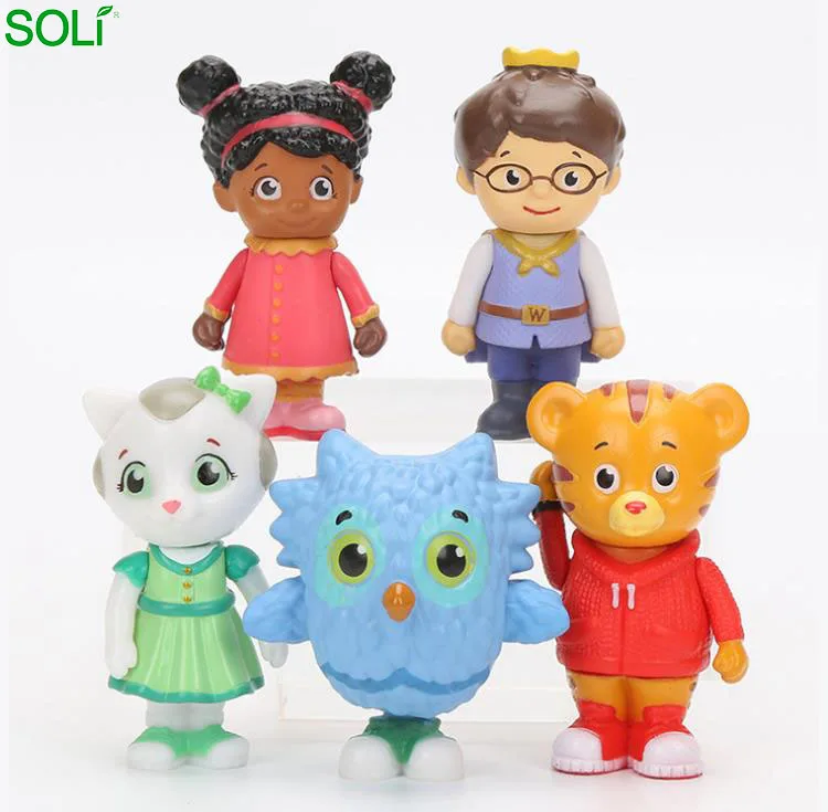 Set O F 5 Daniel Tiger's Neighborhood Plastic Pvc Action Figure - Buy ...