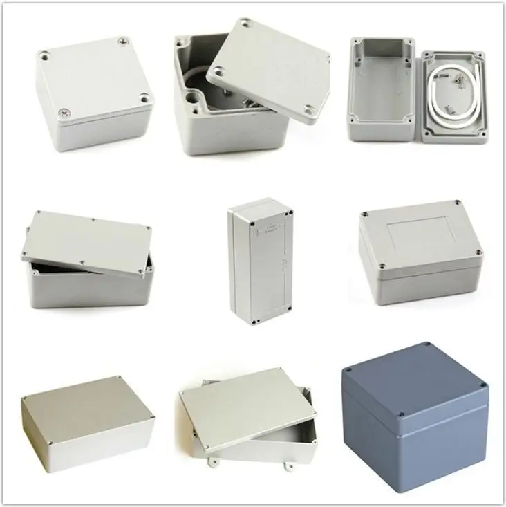 Aluminum Enclosure Ip68 Cable Glands Box Outdoor With Hinged - Buy Ip68 ...