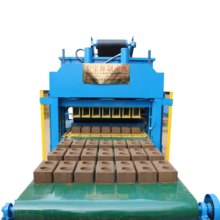 HBY7-10 Super Interlocking Compress Soil Earth Block Bricks Making ...