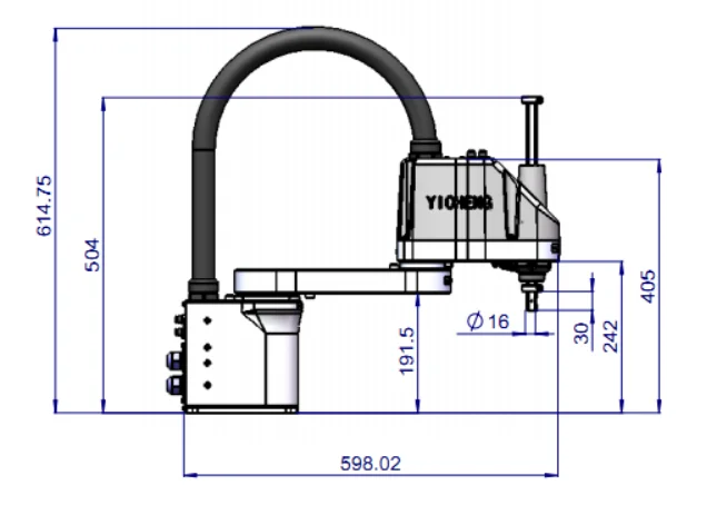High Precision 6 Axis Robot Arm for Industrial Automation