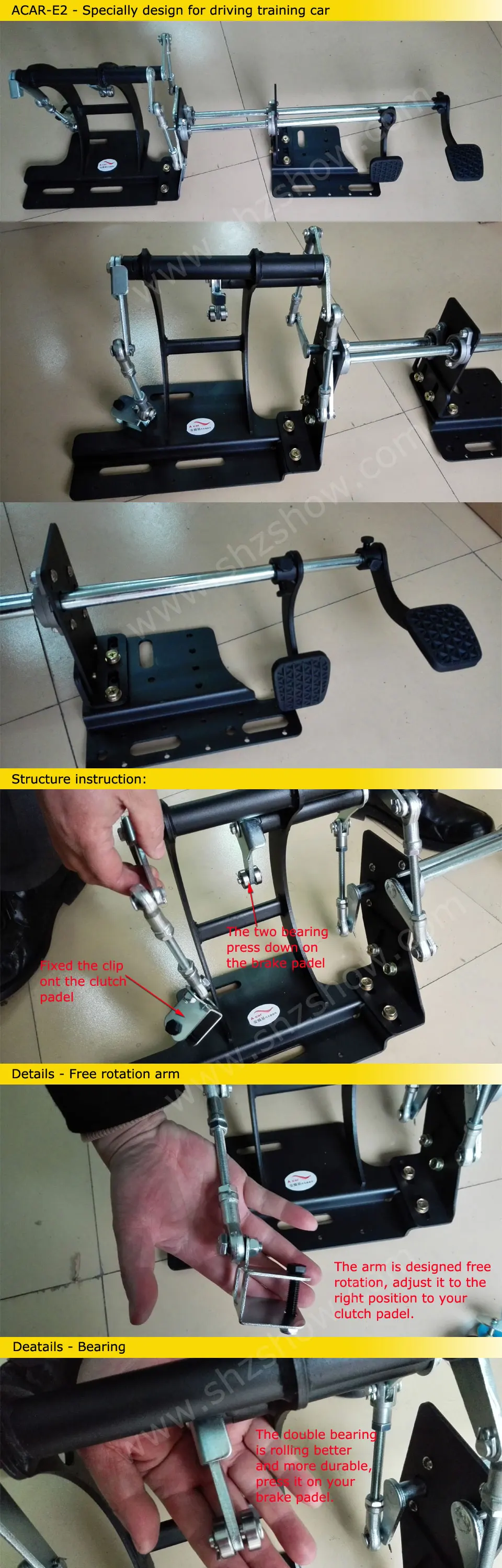 Dual-control Brakes for Driving Training Cars - Zshow