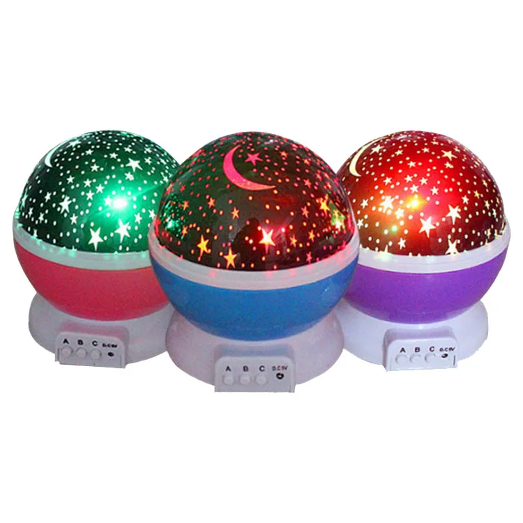Dream Rotating Coloful Projection Lamp,Usb Chargeable Multi Color Led ...