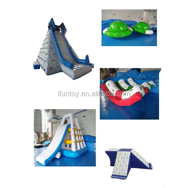 Inflatable Pool Iceberg Float Slide for Lake & Sea Water Sports ...
