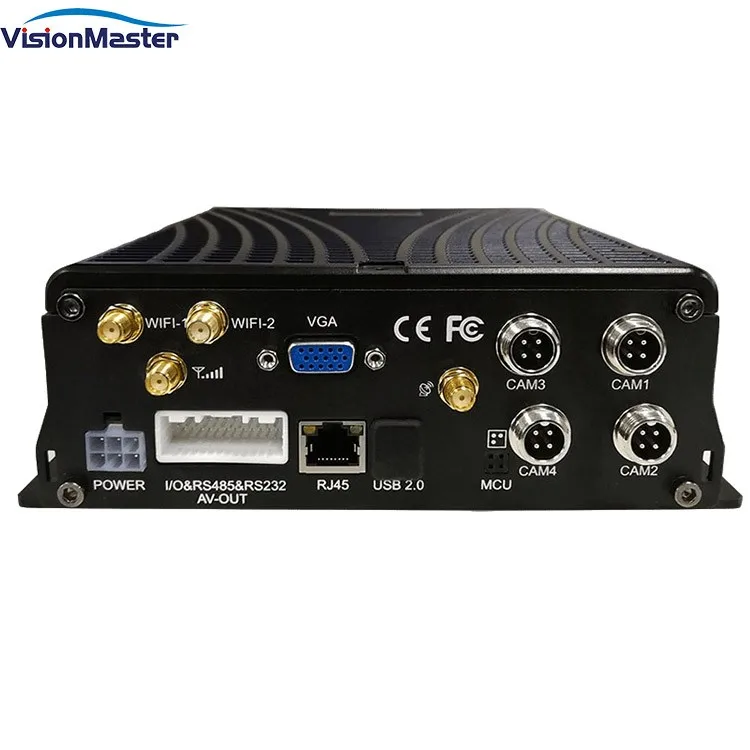 4 Channels 3g 4g Gps Wifi Vehicle 1080p Mdvr For Car Fleet Management ...