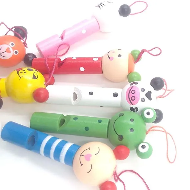 Funny Whistles - Entertaining Wooden Bird Sound Toys