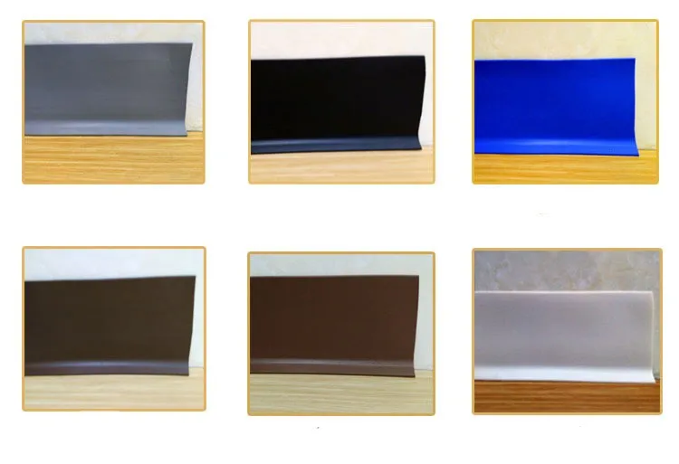 Flexible Vinyl Wall Base Rubber Cove Base Soft Pvc Skirting Board In ...