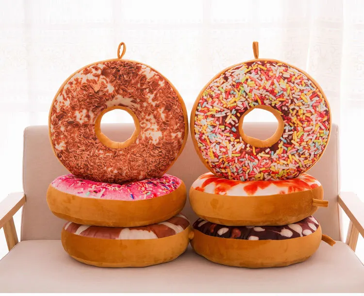 Hot Sell Doughnut Cushions,Soft Chair Cushions,Circular Pillow - Buy ...