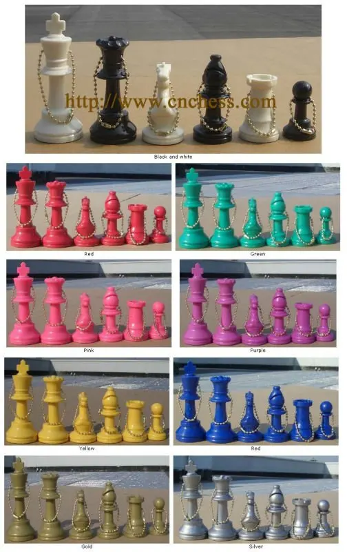 Chess Keychains Set - Foldable Plastic Key Set for Educational Play ...