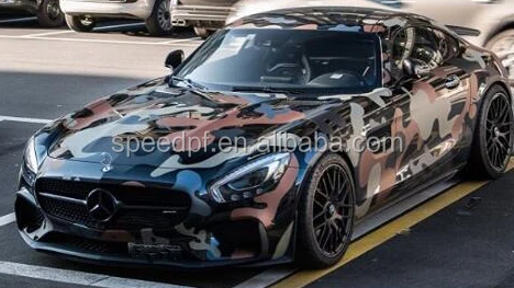 Bape Camouflage Custom Vinyl Wrap for Cars - OEM | Wholesale