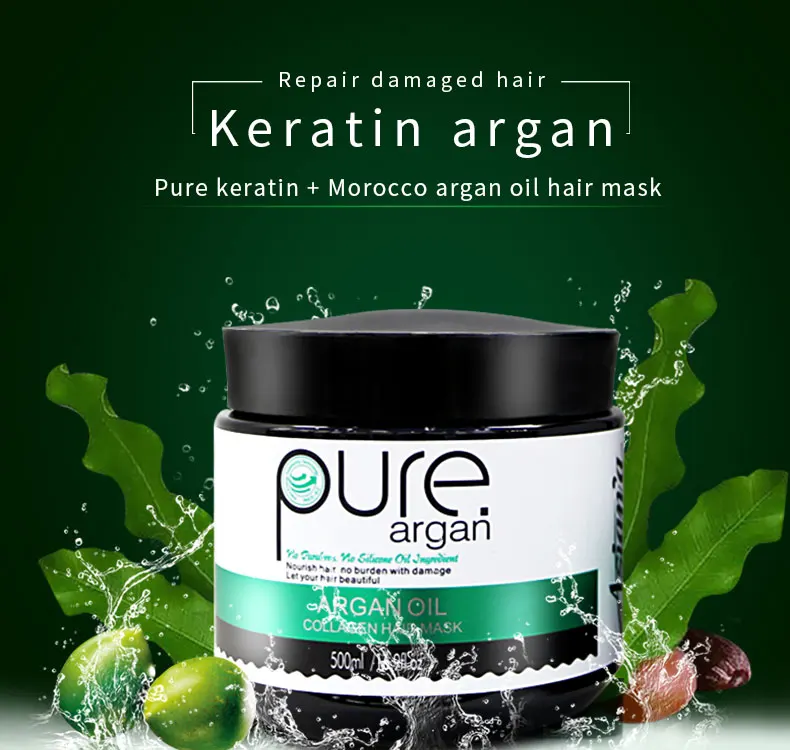 Private Label Natural Keratin Hair Mask Deeply Nourished Hydrating ...