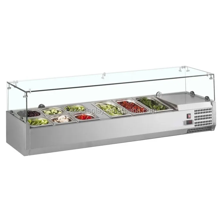 Top Quality Refrigerated Salad Bar / Restaurant Equipment - Buy Salad ...