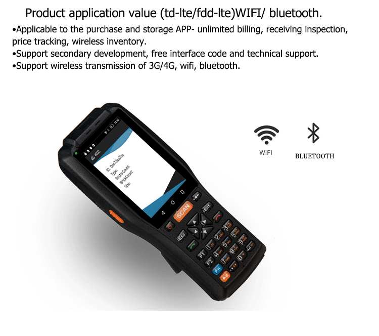 Explosion-proof Rugged Handheld Terminal with Barcode Scanner