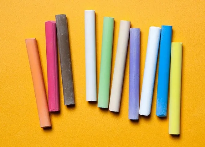 100 Pcs Box Pack Small Chalk Color Chalk Piece Blackboard - Buy ...