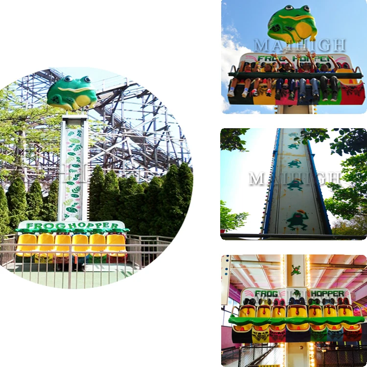Hot Sale Amusement Park Rides 6 Seats Frog Jumping Hopper Jumping Rides ...