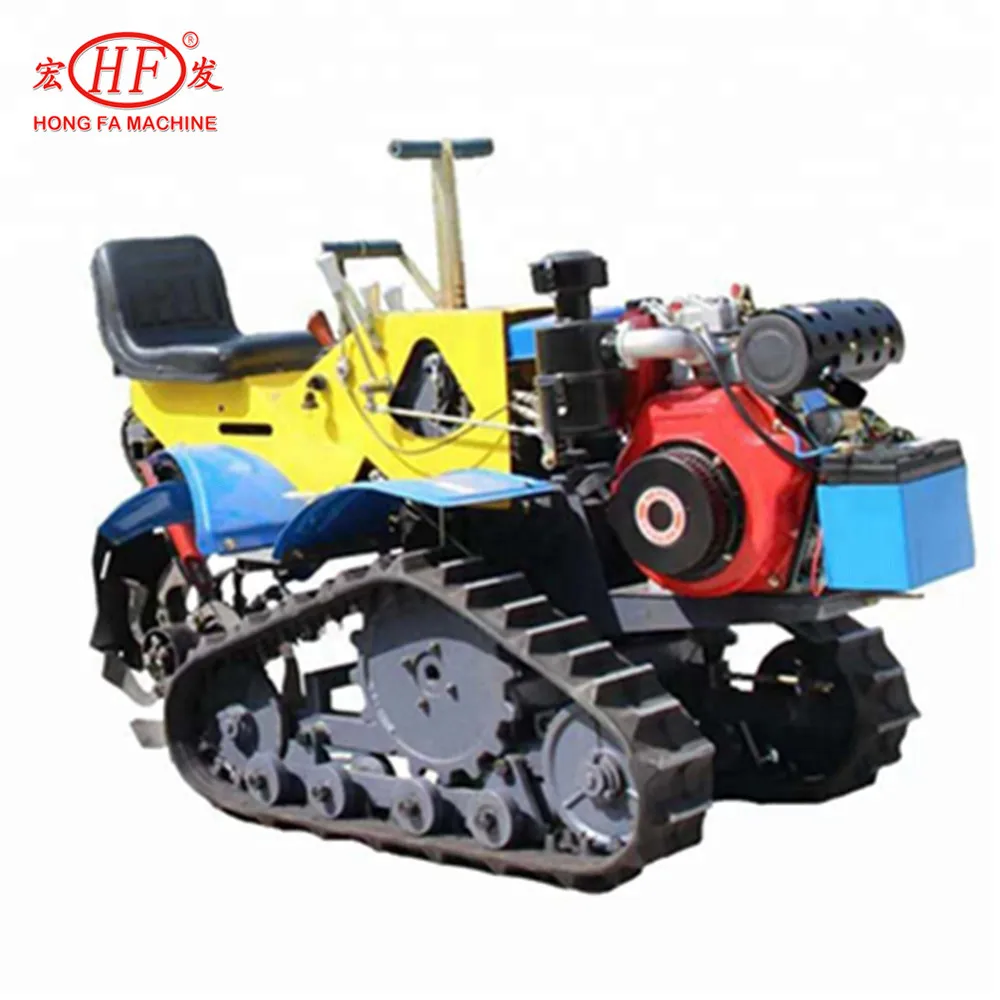 Crawler Ploughing And Weeding Machine Farming Cultivator Machine ...