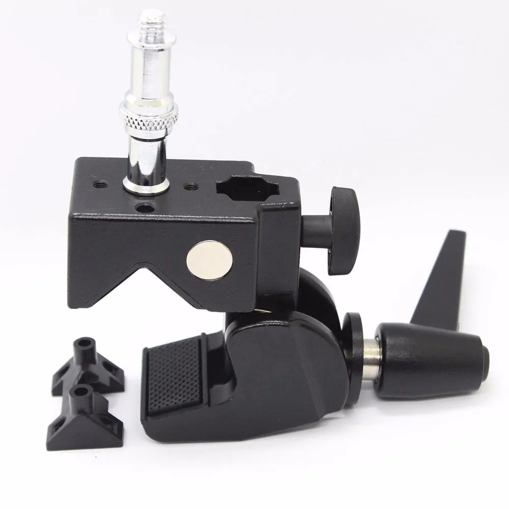 Studio Multi-function Super Clamp Studio Clip With Stud Stand For Photo ...