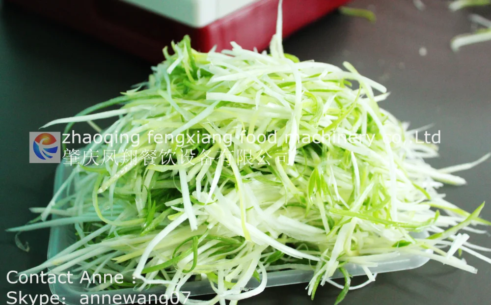 Desk-top Leek Shredding Shredder Machine Scallion Pepper Stripper ...