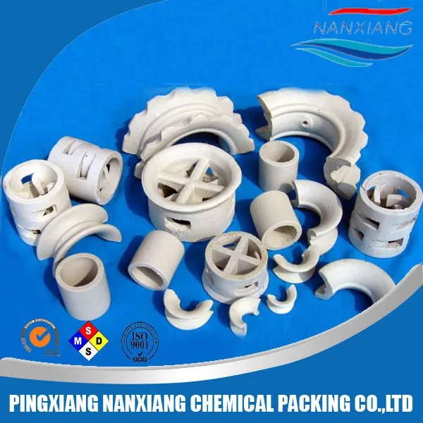 Ceramic Super Intalox Saddles 3/8" 2" For Tower Packing - Buy Intalox ...