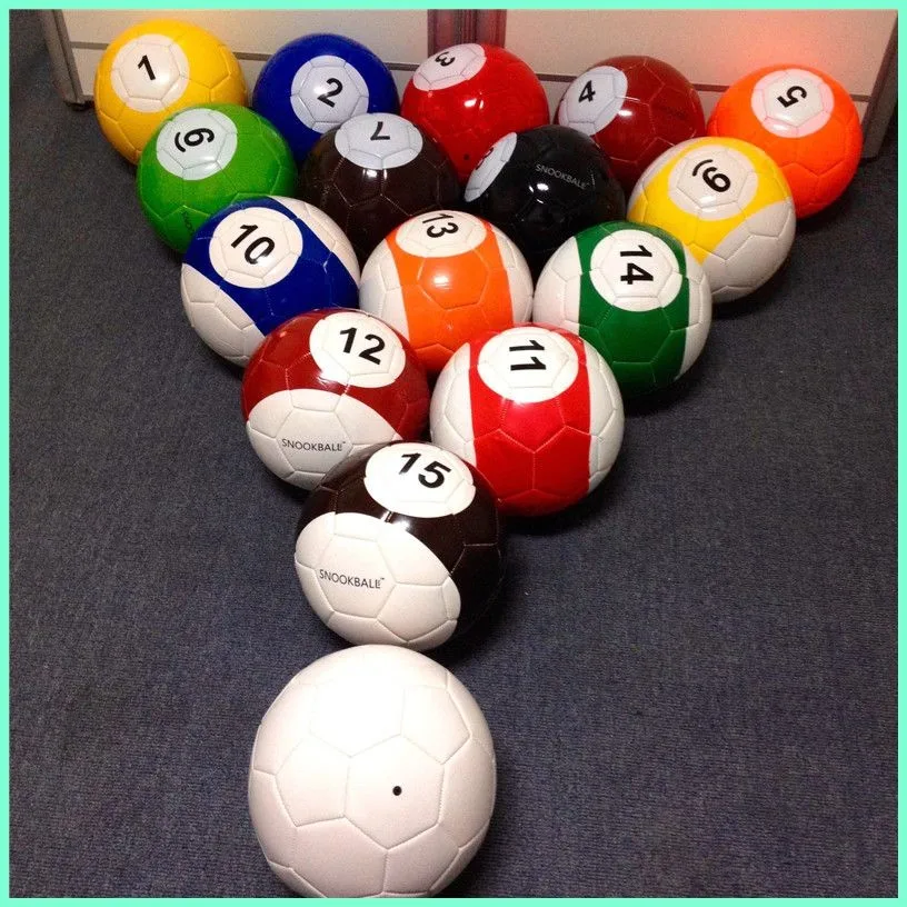 Pool Soccer Foot Kick Snooker Mix Football Color Number Billard Sport ...