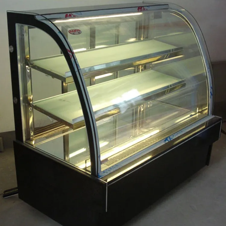 Cake Refrigerator Cabinet - Glass Freezer for Desserts