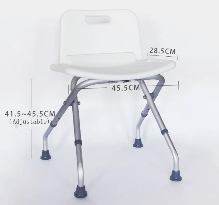 Cubilox Portable Folding Shower Chair Shower Seat With Back - Buy ...