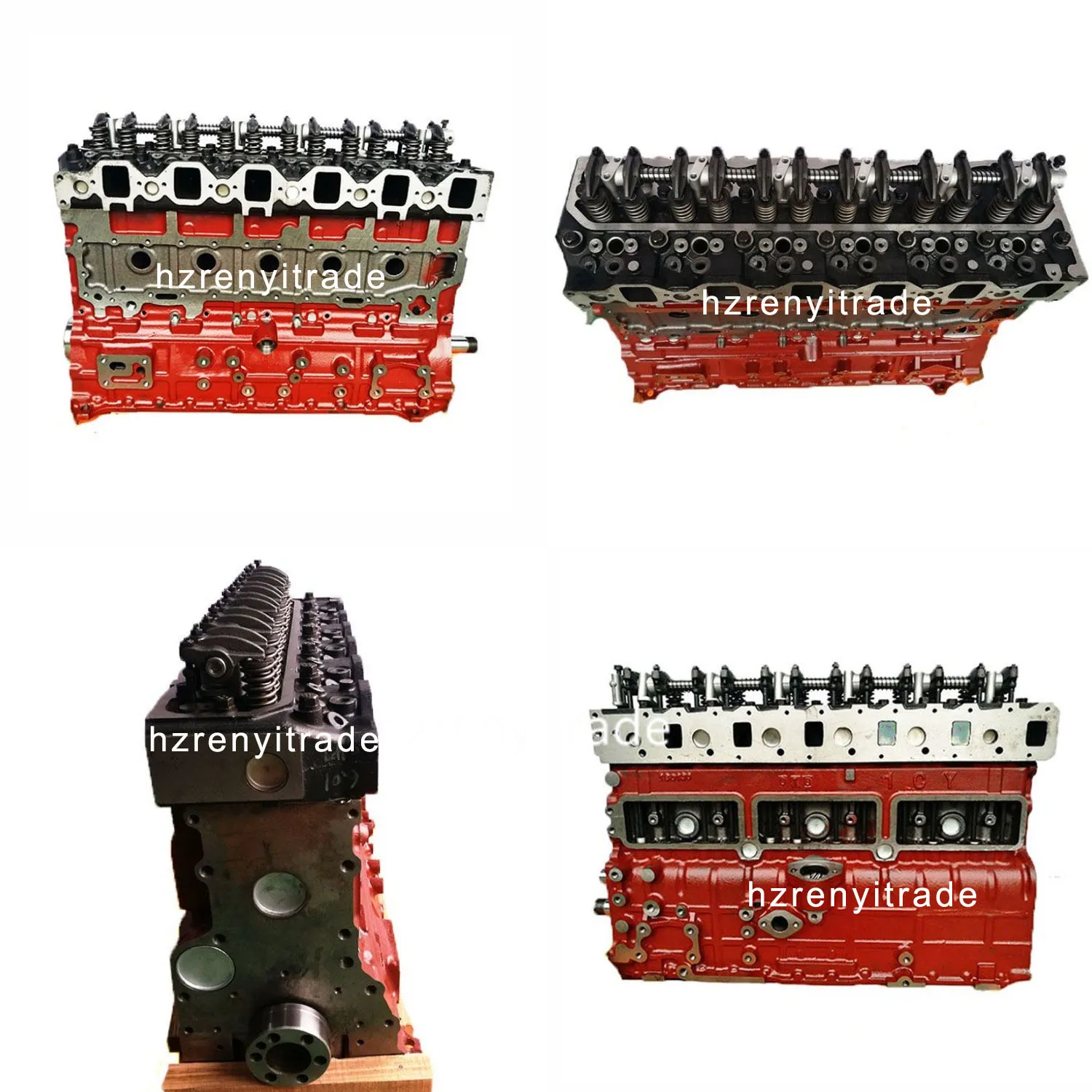 Brand New 6 Cylinder Short Cylinder Block Assembly 6bg1 For Isuzu ...