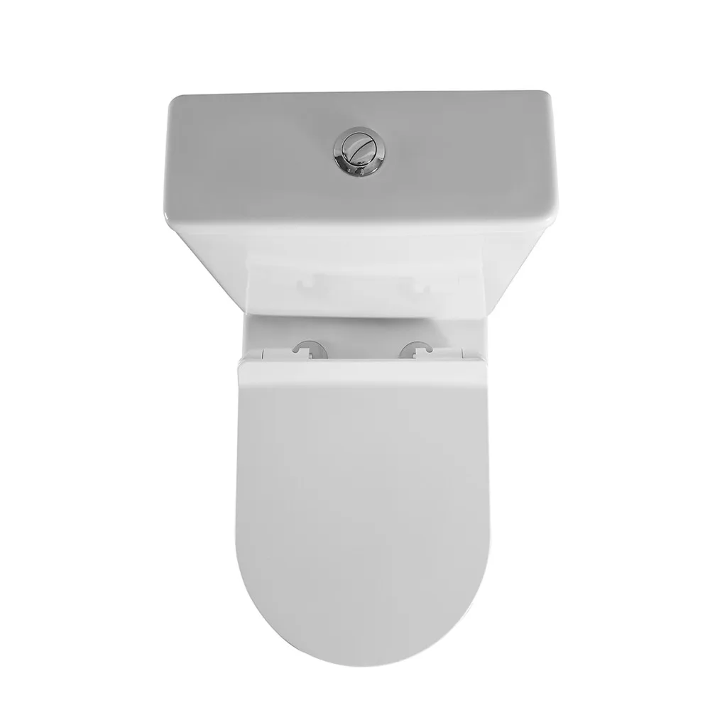VANCHI Elongated Wc Ceramic - Dual-Flush, Floor Mounted