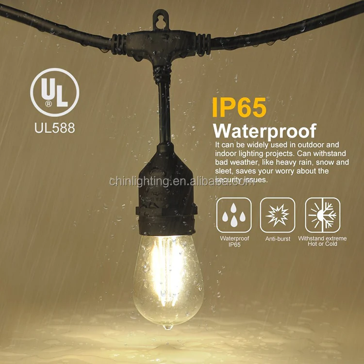 Hanging Socket Globe Decorative Covers For String Lights Waterproof Led ...