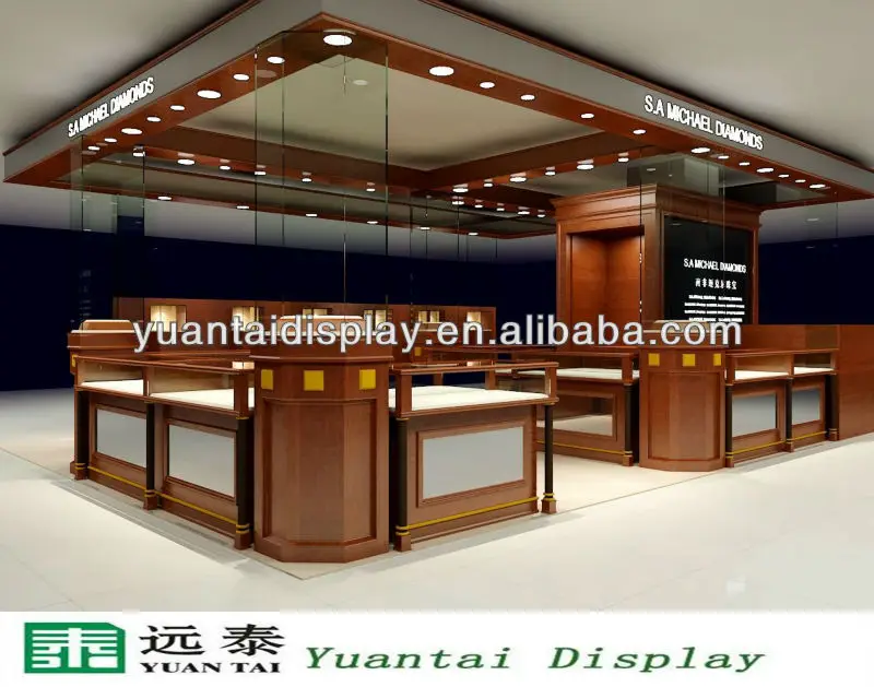 Glass Display Cabinet Design for Jewelry Store Excellence