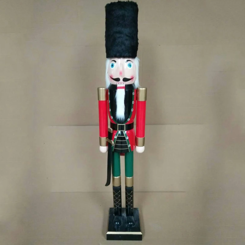 Giant Outdoor 1.2m 1.5m 1.8m 6ft 5ft Wooden Soldier Nutcracker - Buy ...