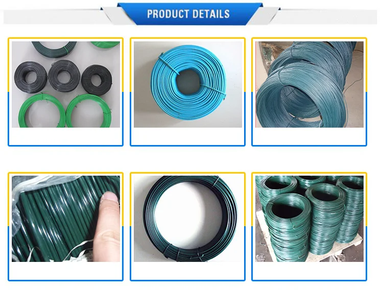 Pvc Coated Gi Wire Green Pvc Coating Binding Wire Hanger Wire 2.5mm ...