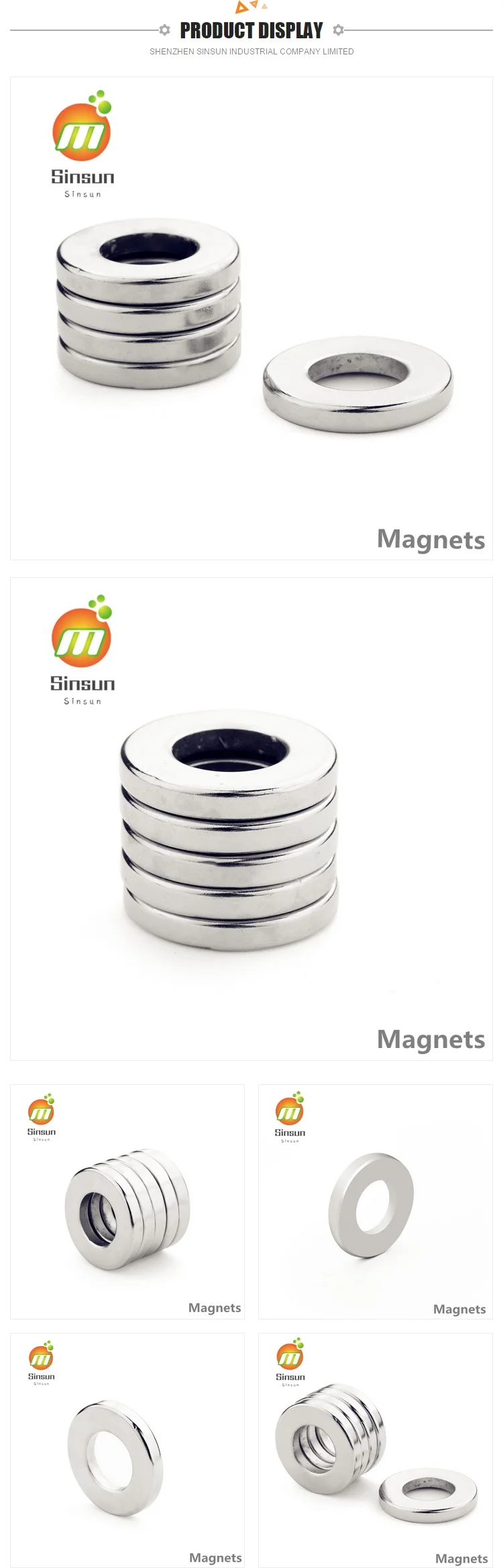 Big Neodymium Uni Pole Radial Magnetization Ndfeb Ring Magnet - Buy Ring Magnet,Magnet Ring ...