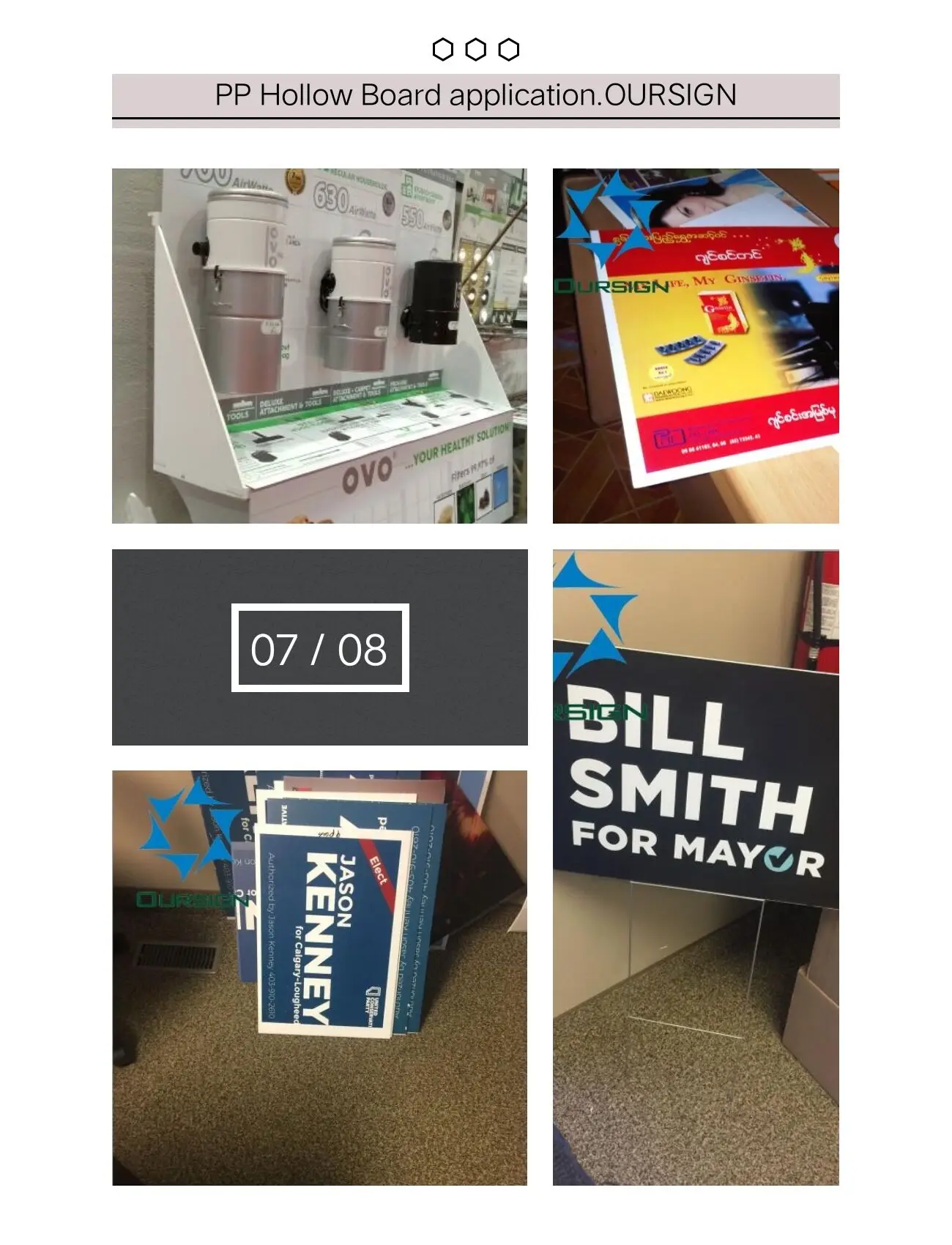 Colorful Pp Corrugated Advertisement Board - Buy Led Advertising Board ...