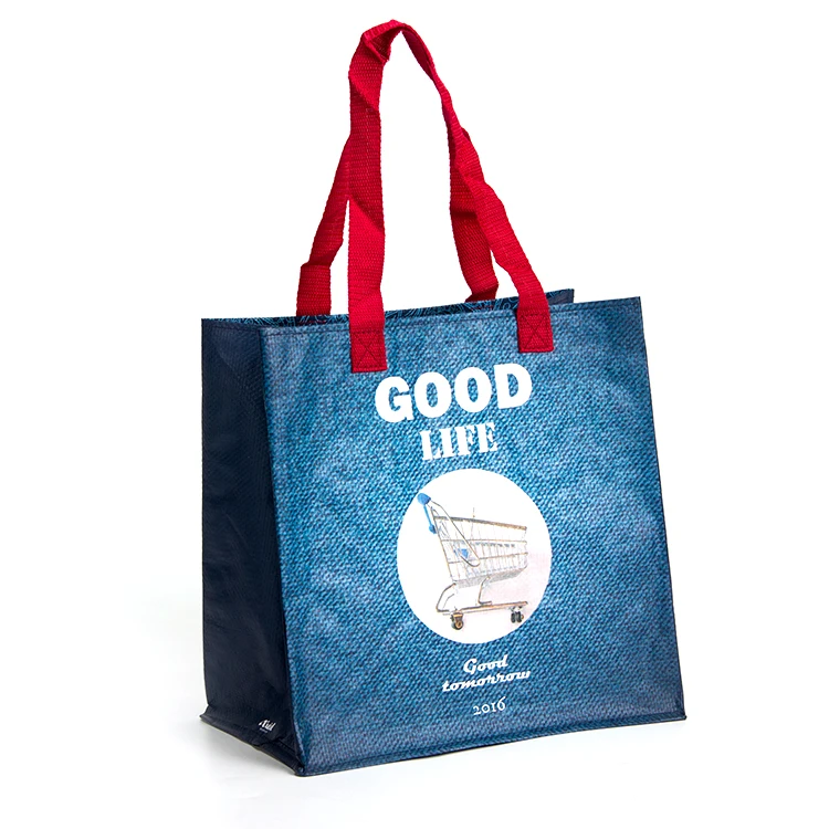 Customizable Fashion Supermarket Strong Carrefour Reusable Eco Friendly ...