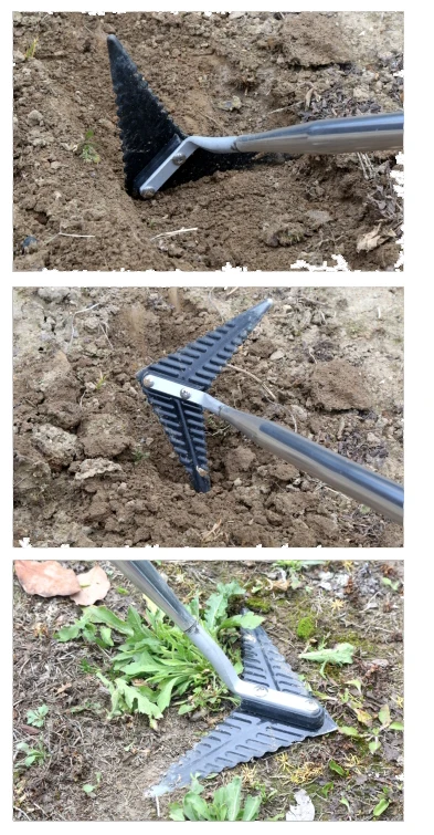 Heat Treated Multifunctional Garden Cultivator Winged Weeder Hoe With ...
