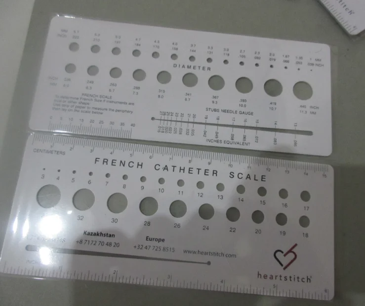 6"pvc French Catheter Scale - Buy 6" French Catheter Scale,French ...