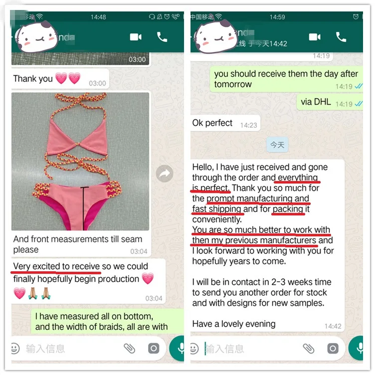 Custom Made Bikini Swimwear Factory Sexy Girls Triangle Swimwear Bikini