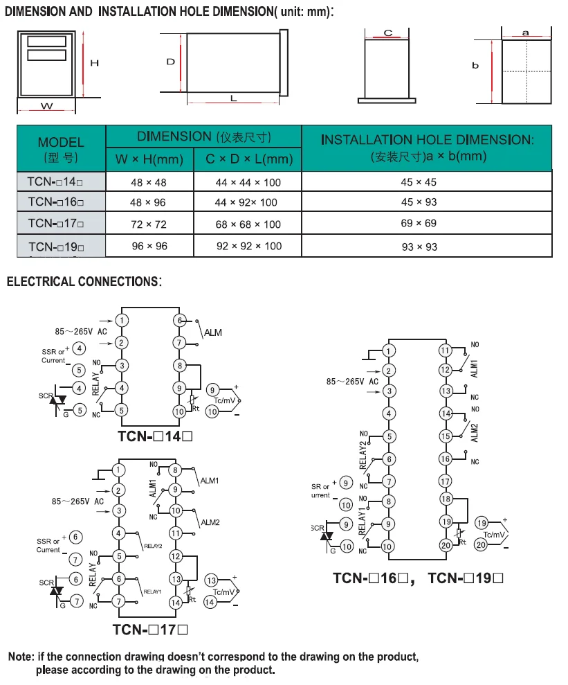 Ibest Tcn High Quality High Low Alarm Output 4 Led Digital Display Electric Bakery Oven Burner ...