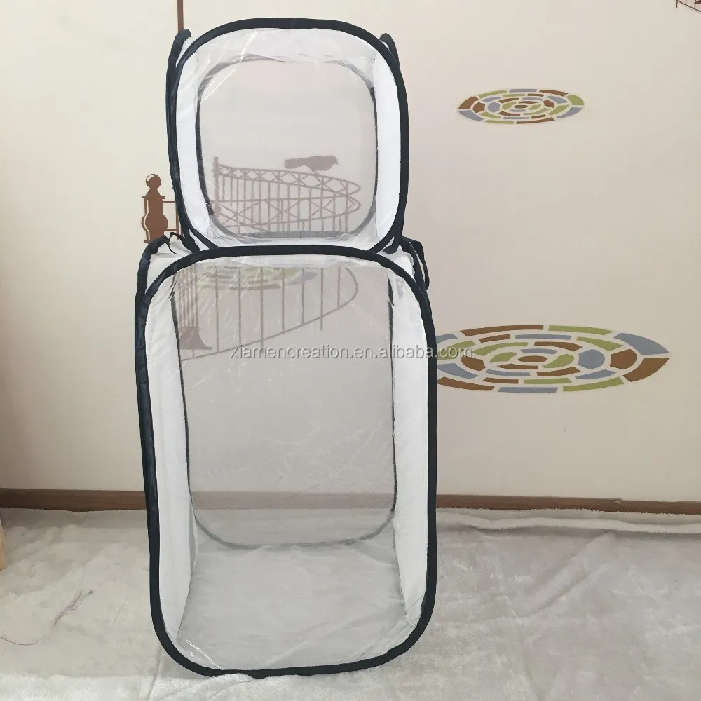 Large Pop Up Polyester Reptiles Screen Cage,Collapsible Reptiles Cage ...