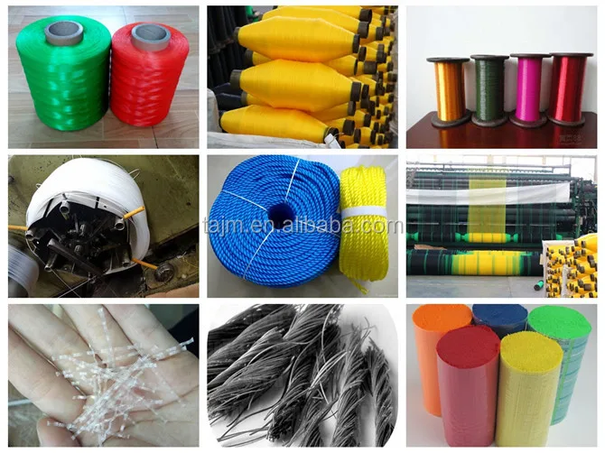 Efficient Plastic Extruding and Flat Yarn Stretching Machine