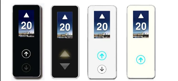 Luxury Touch Screen Elevator Button Lop Colorful 4.3 Inch Elevator Lop ...